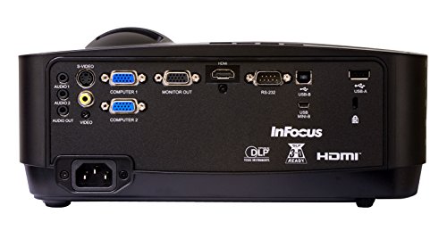 InFocus IN122a SVGA Wireless-Ready Projector, 3500 Lumens, HDMI, 2GB Memory