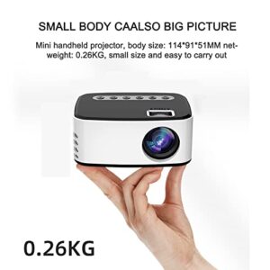 Delarsy T20 Mini Led Projector Portable Video Player Miniature Cinema 1080P Hd Projection DC0