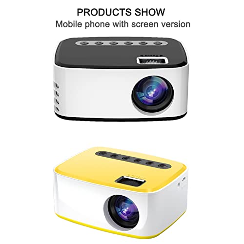 Delarsy T20 Mini Led Projector Portable Video Player Miniature Cinema 1080P Hd Projection DC0