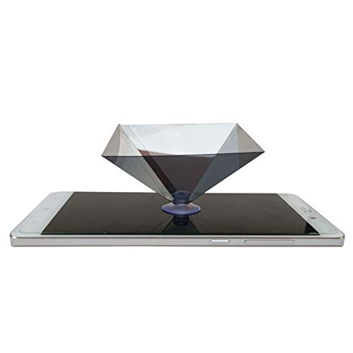 Arinda 3D Hologram Pyramid Display Projector Video Stand Portable for Smart Mobile Phone