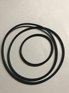 2 new replacement belts for dejur dual 8 film projector eldorado 84