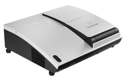 Hitachi CP-A52 XGA 2,000 Lumens Ultra Short Throw Projector with Side Mounted Hybrid Filter (Silver)