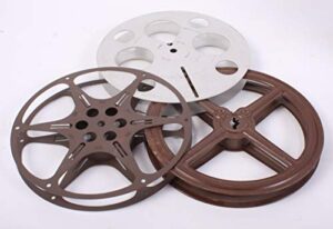 16mm 400ft movie reels, metal, set of 3