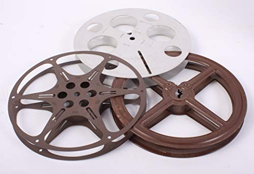 16MM 400FT Movie REELS, Metal, Set of 3