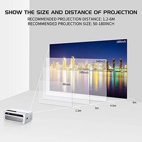 CXDTBH 1080P Projector Full Mini Projector USB Mirroring Video Projectors for Home Cinema Led Beamer