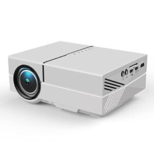 CXDTBH LED Projector 170 Inches Full 1080P Suported with USB for Home Theater Movie Media Player ( Color : White-Fruit peach5 )