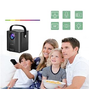 CXDTBH P500 Mini Projector for Smartphone Portable Home Theater Full Supported 1080P Movie Beamer for Home Entertainment ( Size : Basic Version )