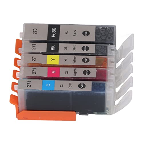 FTVOGUE 5 Color Ink Cartridge Printing Ink Cartridge Replacement for PIXMA MG5720 MG5721 MG5722 MG6820 MG6821