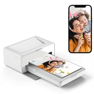 bluetooth photo printer 4×6’’, portable instant picture printer for iphone/smart phone, compatible with ios and android device