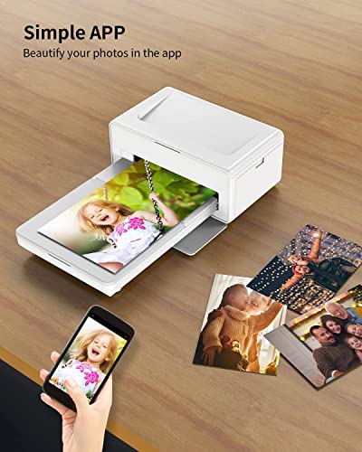 Bluetooth Photo Printer 4×6’’, Portable Instant Picture Printer for iPhone/Smart Phone, Compatible with iOS and Android Device