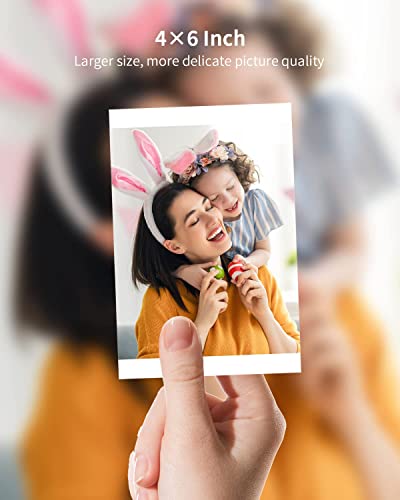 Bluetooth Photo Printer 4×6’’, Portable Instant Picture Printer for iPhone/Smart Phone, Compatible with iOS and Android Device