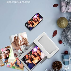 Bluetooth Photo Printer 4×6’’, Portable Instant Picture Printer for iPhone/Smart Phone, Compatible with iOS and Android Device