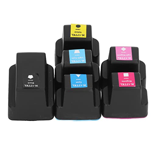 Hilitand Printer Ink Cartridge Smoothly Ink Output 6 Color Cartridge Combo Pack BK C M Y LC LM Ink Cartridge Set for Printing Photos Documents