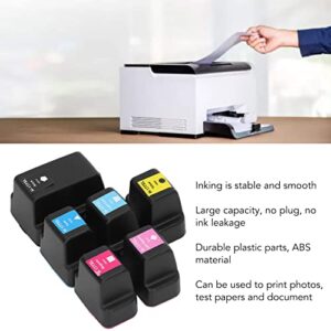 Hilitand Printer Ink Cartridge Smoothly Ink Output 6 Color Cartridge Combo Pack BK C M Y LC LM Ink Cartridge Set for Printing Photos Documents