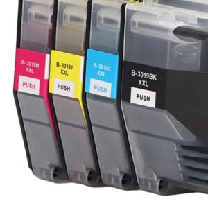 Fafeicy 4 Color Ink Cartridge, Inkjet Cartridge Printer Replacement for MFC J5330DW MFC J6530DW J6730DW MFC J6930DW