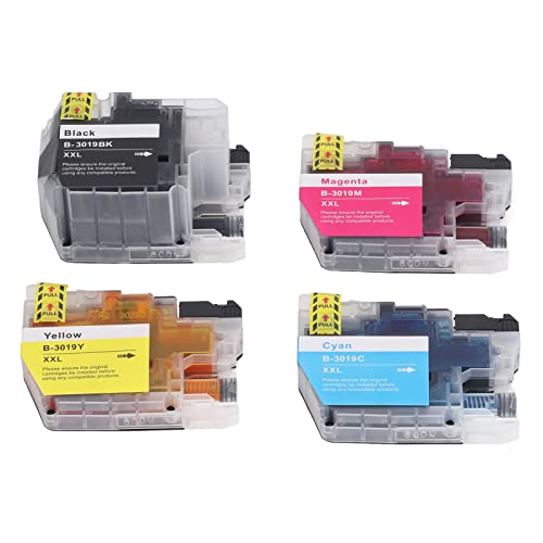 Fafeicy 4 Color Ink Cartridge, Inkjet Cartridge Printer Replacement for MFC J5330DW MFC J6530DW J6730DW MFC J6930DW