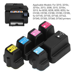 Fafeicy Ink CartridgeInk Cartridge Replacement 6 Color BK C M Y LC LM Cartridge Combo Pack Printer Ink Cartridge for 3210 3310