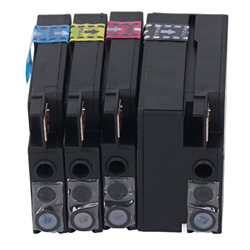 Hilitand 4 Colors Printing Accessory Ink Cartridge Large Capacity Printing Ink Cartridge for Office Printing Photos, Test Papers, Documents