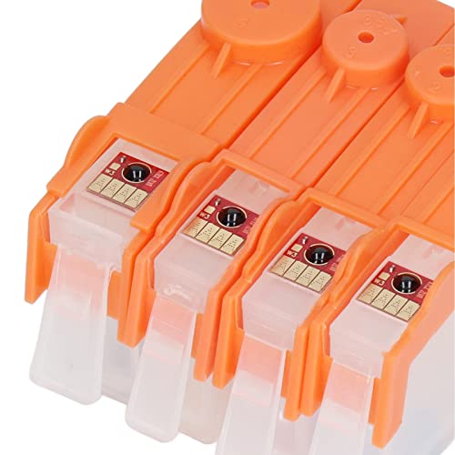 Fafeicy 4PCS Ink Cartridge,Permanent Chip Replacement Refill Ink Cartridge PP for Office (HP 902)