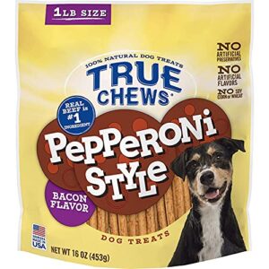 true chews pepperoni style bacon flavor 16oz