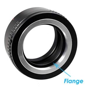 Fotasy Copper Adjustable M42 Lens to E Mount Adapter, 42mm Screw Mount to E Mount, Compatible with Sony a7 a7R a7s II III IV a9 a7c Alpha 1 a6600 a6500 a6400 a6300 a6100 a6000 a5100 a5000 a3500 ZV-E10