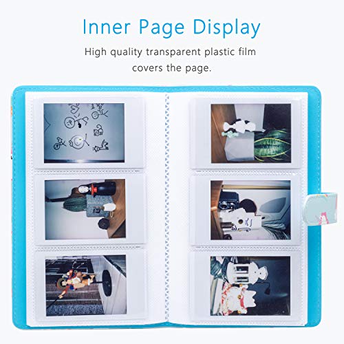 Ablus 96 Pockets Photo Album for Fujifilm Instax Mini 11 90 70 9 8+ 8 LiPlay Instant Camera, Polaroid Snap SnapTouch PIC-300 Z2300 Instant Camera & Zip Instant Printer(Unicorn)