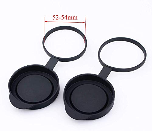 SVBONY Protective Rubber Objective Lens Caps for Fits Binoculars with Outer Diameter 52-54mm