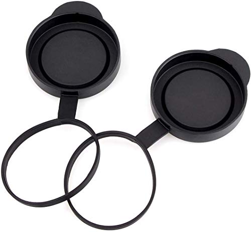 SVBONY Protective Rubber Objective Lens Caps for Fits Binoculars with Outer Diameter 52-54mm