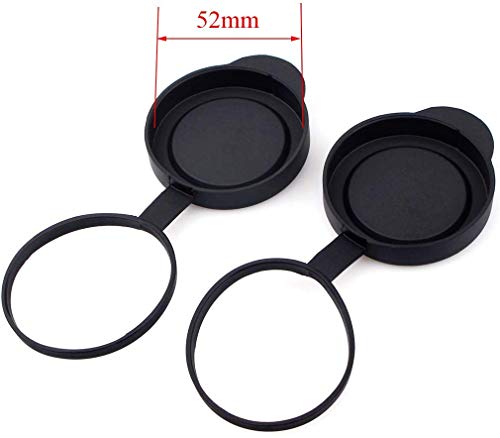 SVBONY Protective Rubber Objective Lens Caps for Fits Binoculars with Outer Diameter 52-54mm