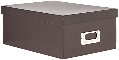 Pioneer Photo Albums B-1S/DB B-1S Photo Storage Box, Dark Brown