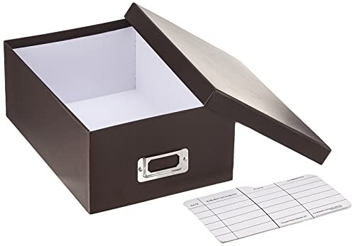 Pioneer Photo Albums B-1S/DB B-1S Photo Storage Box, Dark Brown