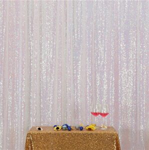 eternal beauty iridescent sequin wedding backdrop photography background party curtain, 5ft x 7ft