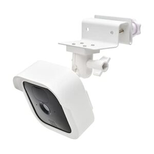 aobelieve gutter mount with weatherproof camera cover for blink outdoor (3rd gen), white