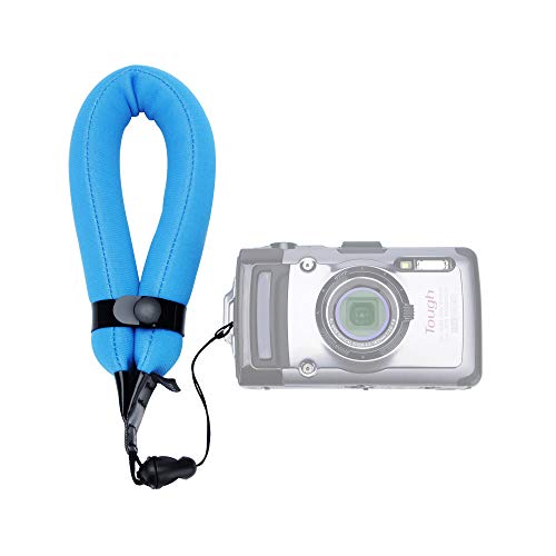 JJC Waterproof Camera Float Strap Cell Phone Float Strap Compatible with Olympus TG-6 TG-5 TG-4 Nikon W300 W100 Canon D30 Fuji XP140 XP130 XP90 XP80 & Smartphone Cell Phone Inside Waterproof Case