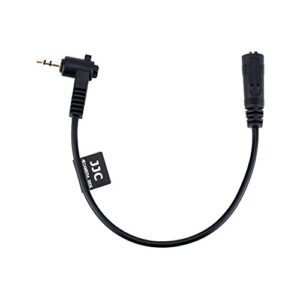 jjc 3.5mm female to 2.5mm male microphone audio cable mic adapter for fuji fujifilm x-t30 ii x-t30 x-t20 x-t10 x-pro3 x-t100 x100v x100f x100t x-pro2 x-t1 x-e3 x-e2s x-e2 x-e1 and xf10 camera