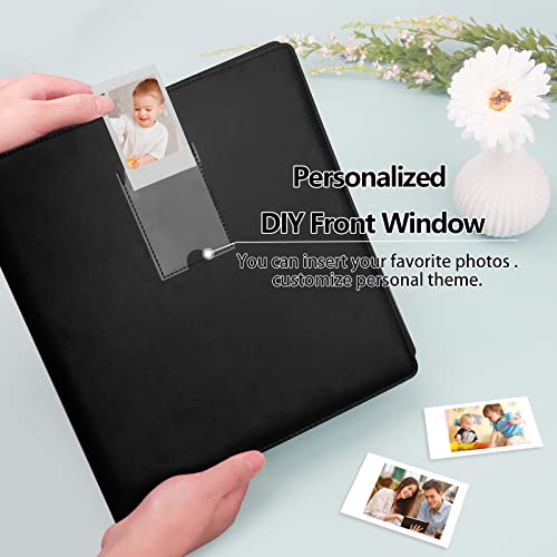 640 Pockets Photo Album for Fujifilm Instax Mini Camera, Polaroid Snap PIC-300 Z2300 Instant Camera, 2x3 Photo Album Book for Fujifilm Instax Mini 11 12 9 Evo 90 70 40 8 7 LiPlay Instant Camera (black)