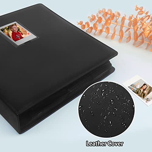 640 Pockets Photo Album for Fujifilm Instax Mini Camera, Polaroid Snap PIC-300 Z2300 Instant Camera, 2x3 Photo Album Book for Fujifilm Instax Mini 11 12 9 Evo 90 70 40 8 7 LiPlay Instant Camera (black)