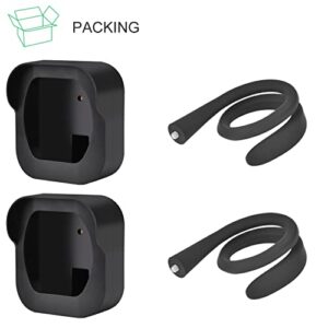 ALERTCAM 2Pack Flexible Twist Mount and Weatherproof Housing Case for All-New Blink Outdoor Home Security Camera - Black