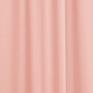 AK TRADING CO. 10 feet x 10 feet Polyester Backdrop Drapes Curtains Panels with Rod Pockets - Wedding Ceremony Party Home Window Decorations - Peach