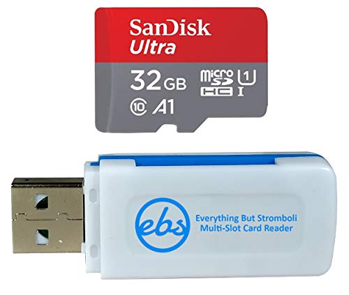 SanDisk 32GB Ultra Micro SDHC Memory Card Class 10 Works with Kodak Smile and Kodak Printomatic Instant Film Camera (SDSQUAR-032G-GN6MN) Bundle with (1) Everything But Stromboli Micro Card Reader