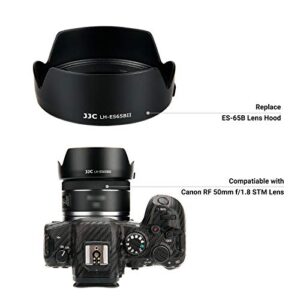 Tulip Flower Lens Hood for Canon RF 50mm f/1.8 STM on EOS R6 R5 RP R Camera, Reversible Lens Shade Replace Canon ES-65B Lens Hood, Compatible with 43mm Filters and 43mm Lens Cap