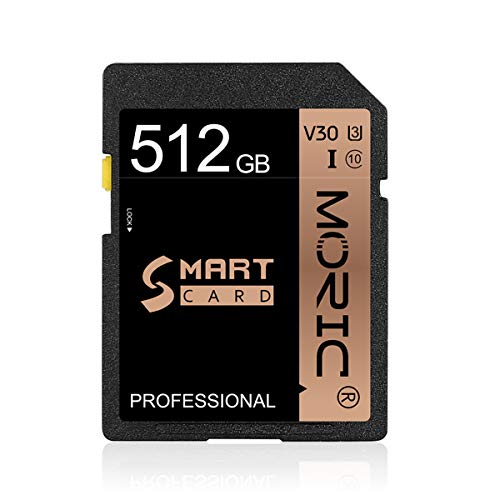 512GB SD Card Memory Card High Speed Security Digital Card Class 10 for Camera,Vlogger&Videographer and SD Card Devices(512GB)