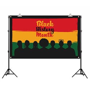 Black History Month Photo Backdrop Black History Month Banner African American Juneteenth Deocr and Supplies for Home