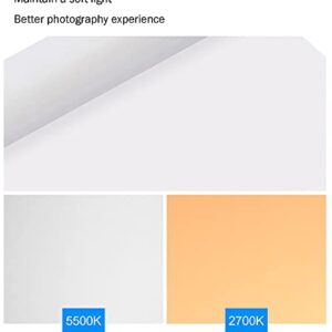 Selens Professional White Gel Lighting Filter, 15.7 x 19.6 Inches Photography Diffusion Paper for Photo Studio Light Diffuser Sheet for Light Red Head Light Strobe Flashlight, 6 Packs