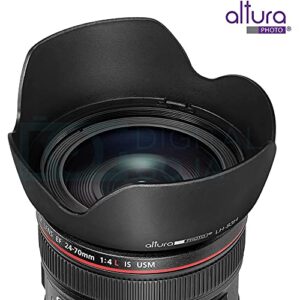 (Canon EW-83H Replacement) Altura Photo LH-83H Lens Hood for Canon EF 24-105mm f/4L is USM Lens