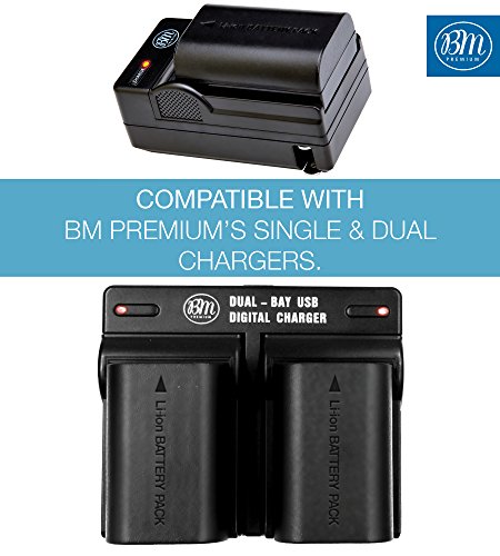 BM Premium 2 LP-E6N Batteries for Canon EOS R, EOS R5, EOS 90D, EOS 60D, EOS 70D, EOS 80D, EOS 5D II, EOS 5D III, EOS 5D IV, EOS 5Ds, EOS 6D, EOS 6D II, EOS 7D, EOS 7D Mark II, C700, XC10, XC15 Camera