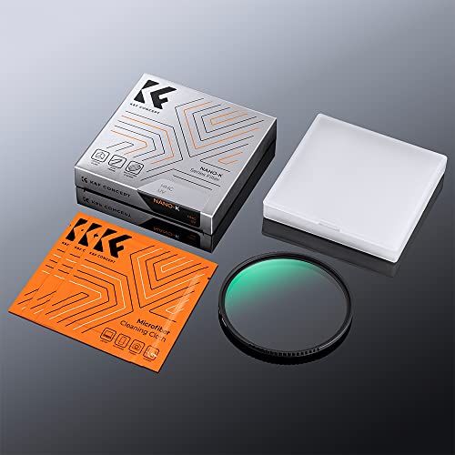 K&F Concept 58mm MC UV Protection Filter Slim Frame with 18-Multi-Layer Coatings for Camera Lens (K-Series)