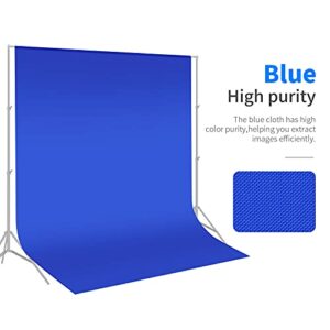 NEEWER 6x9 feet/1.8x2.8m Photo Studio 100% Pure Polyester Collapsible Backdrop Background for Photography, Video and Television (Backdrop ONLY) - Blue