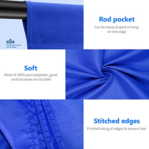 NEEWER 6x9 feet/1.8x2.8m Photo Studio 100% Pure Polyester Collapsible Backdrop Background for Photography, Video and Television (Backdrop ONLY) - Blue