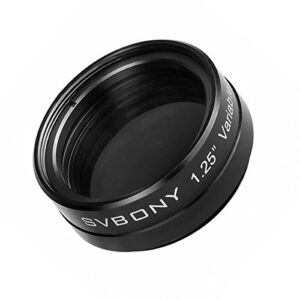 SVBONY Telescope Filter 1.25 inches Variable Polarizing Filter for Astronomical Telescope Eyepiece